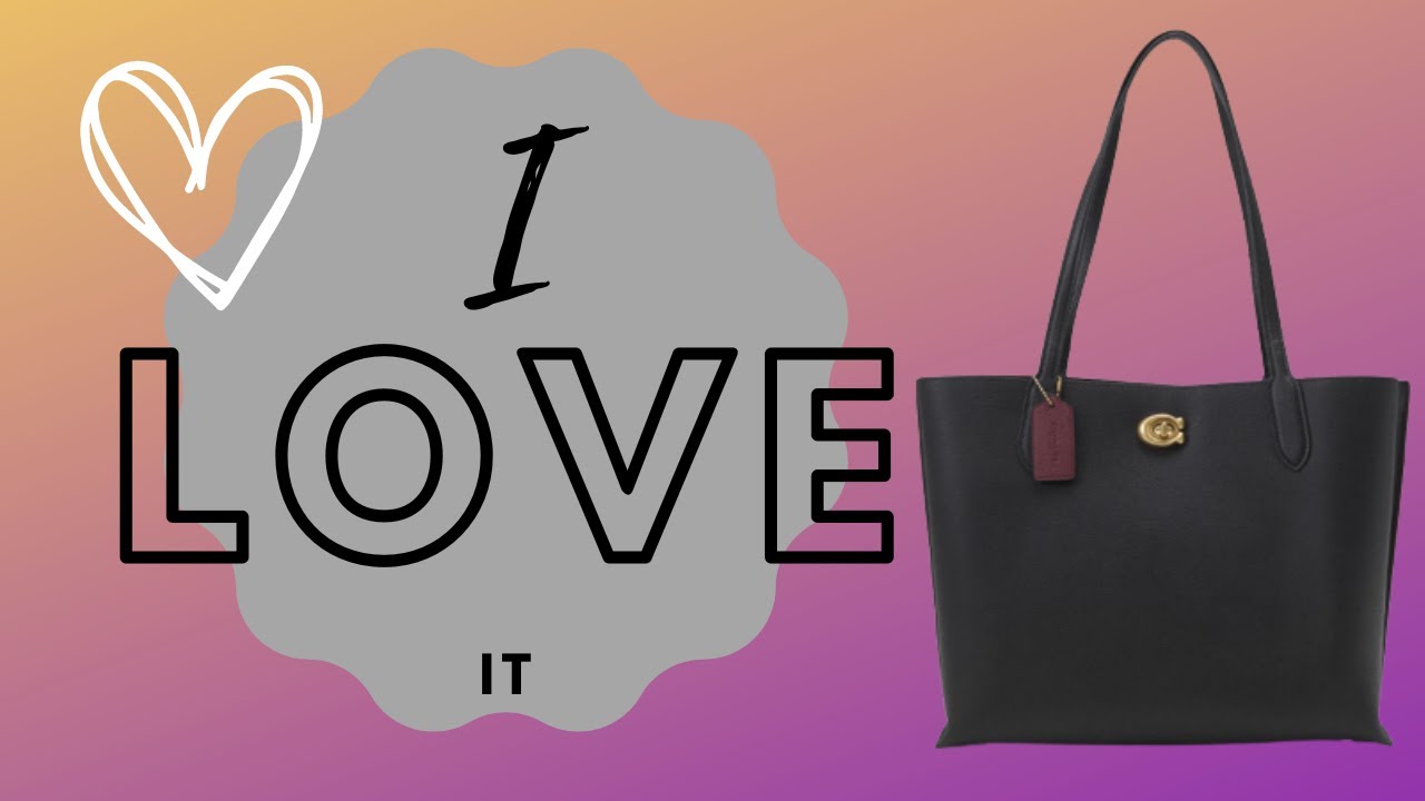 Unboxing My First Luxury Bag | Coach Willow Tote - YouTube