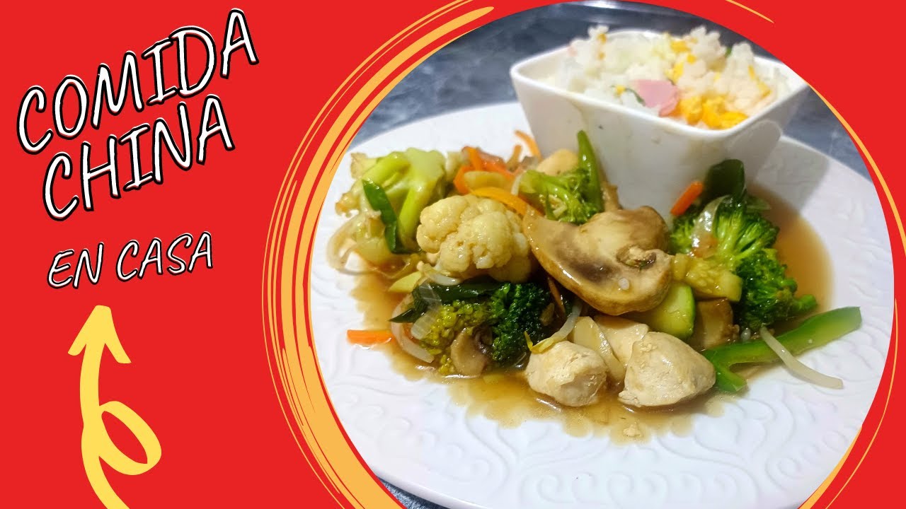 CHAPSUI DE POLLO CON ARROZ CHAUFAN// COMIDA CHINA EN CASA - YouTube