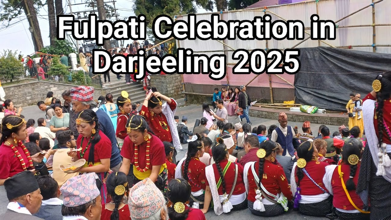 Fulpati Celebration in Darjeeling 2025 | Darjeeling Festival | Durga ...