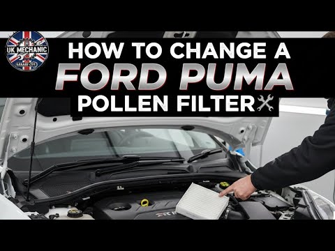 How to change a Pollen/Cabin filter Ford Puma - YouTube