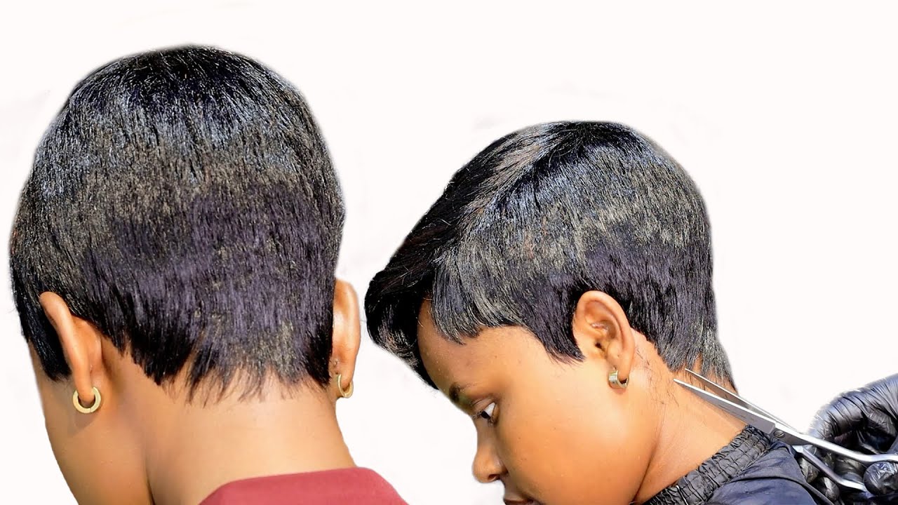 I Got The Perfect Short Pixie Cut With This Simple Technique. - YouTube
