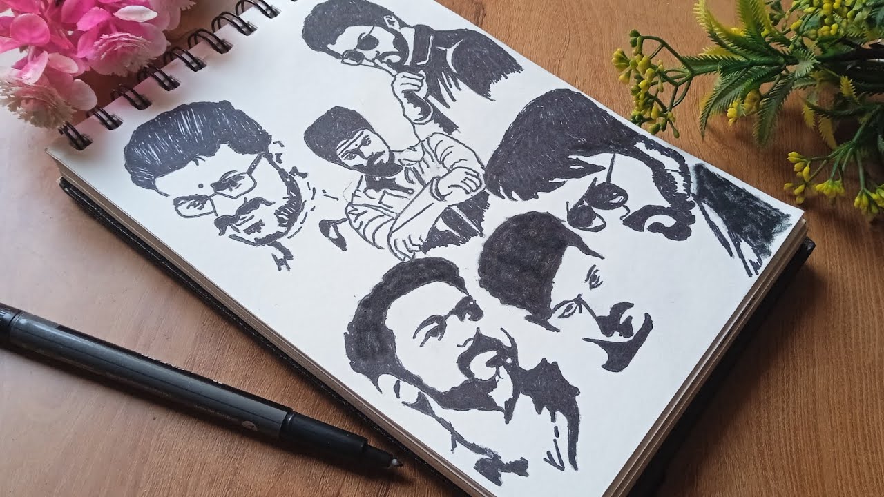 Thalapathy Vijay: The Many Faces of an IconVijay , Drawing Art: A ...