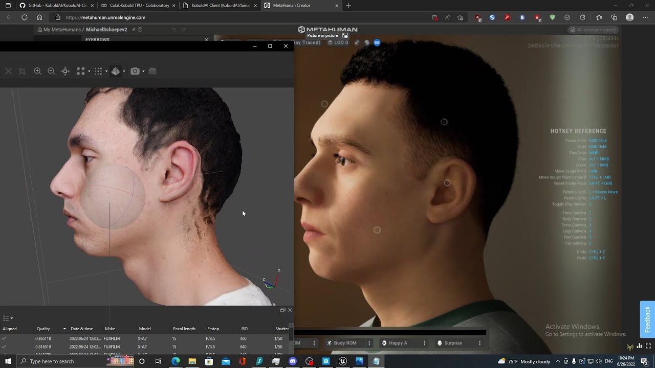 UE5 Michael Metahuman Head Scan Process 10X - YouTube