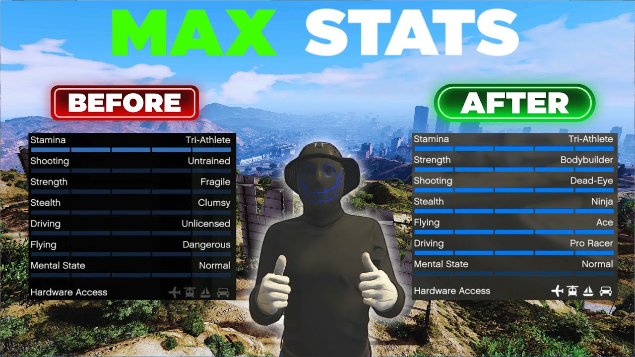 How To Get Max Stats in GTA ONLINE - YouTube