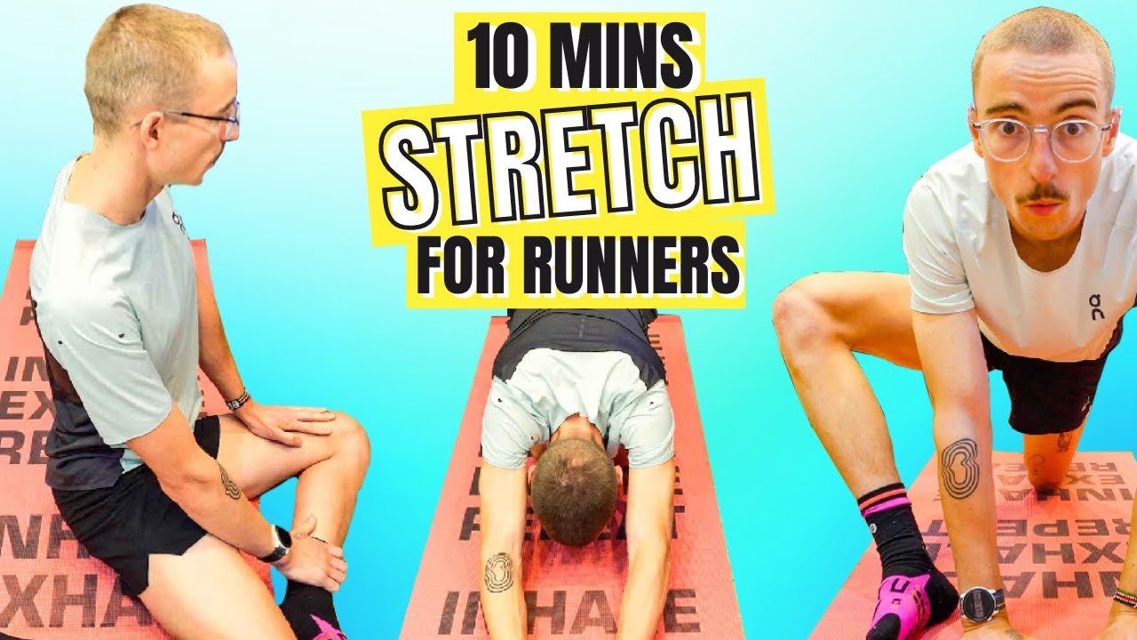 STRETCHING FOR RUNNERS: 10 Minutes Follow Along - YouTube