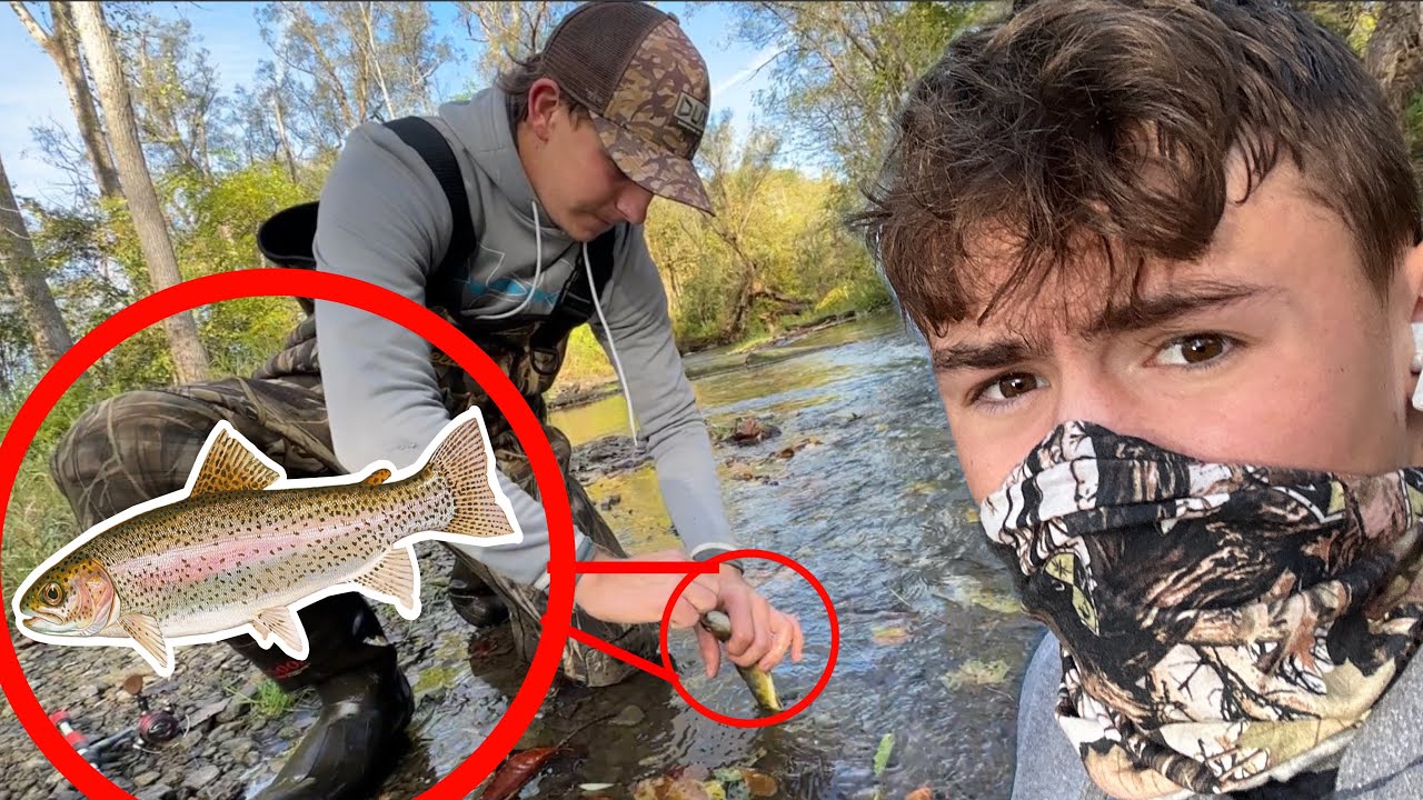 We Caught a SUPER RARE FISH! (Trout Fishing) - YouTube