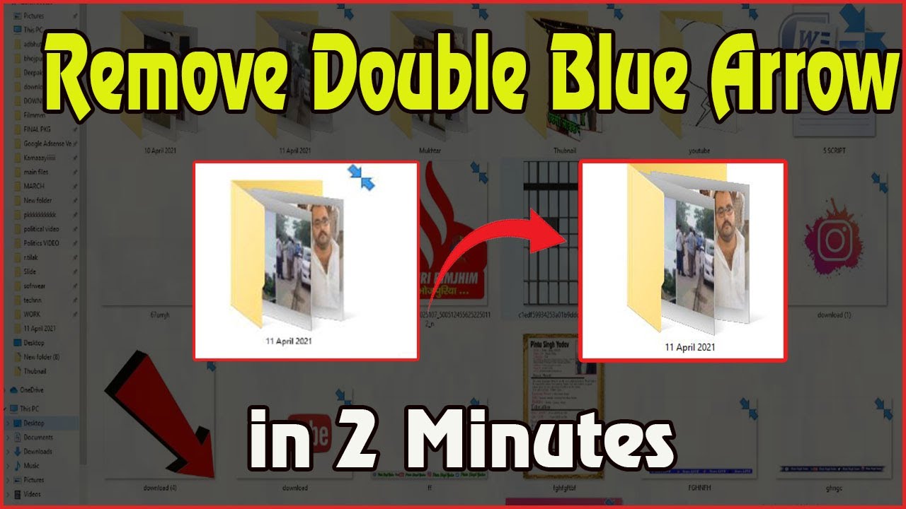 How To Remove Double Blue Arrows From Every ICONS Windows 10 FIXED how-to-remove-double-blue-arrows-from-every-icons-windows-10-fixed