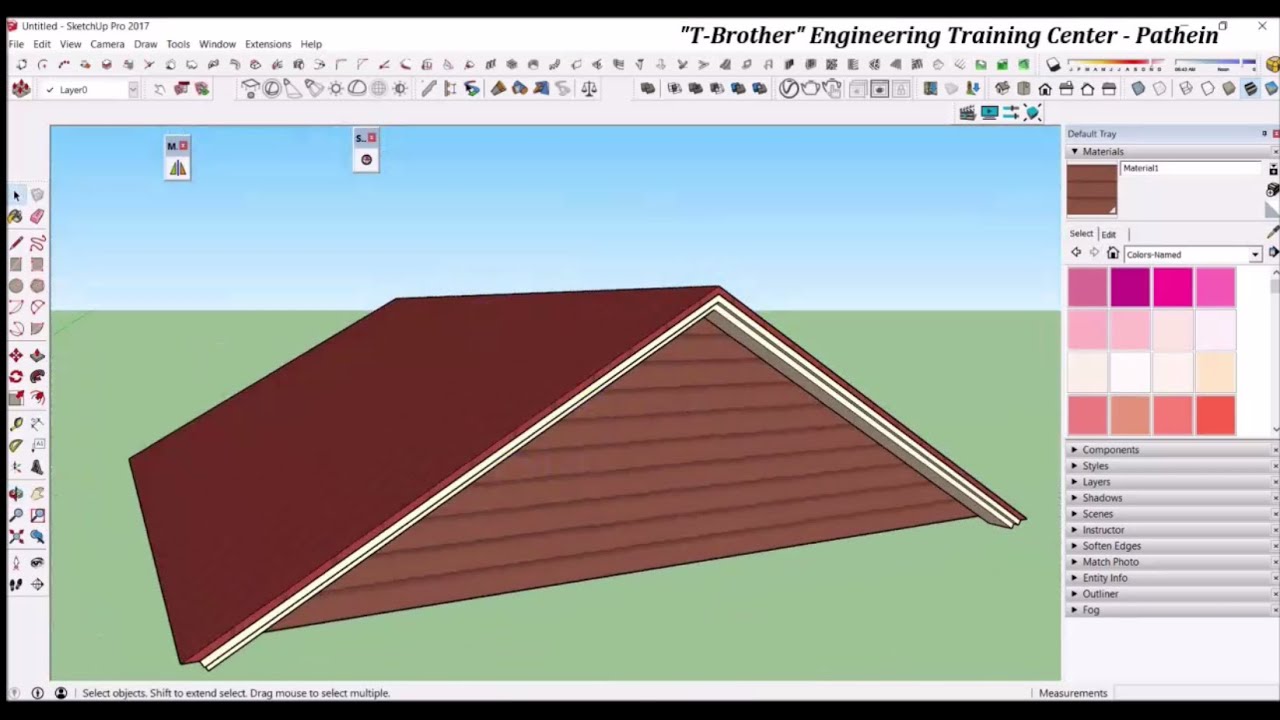 How To Draw Gable Roof YouTube how-to-draw-gable-roof-youtube