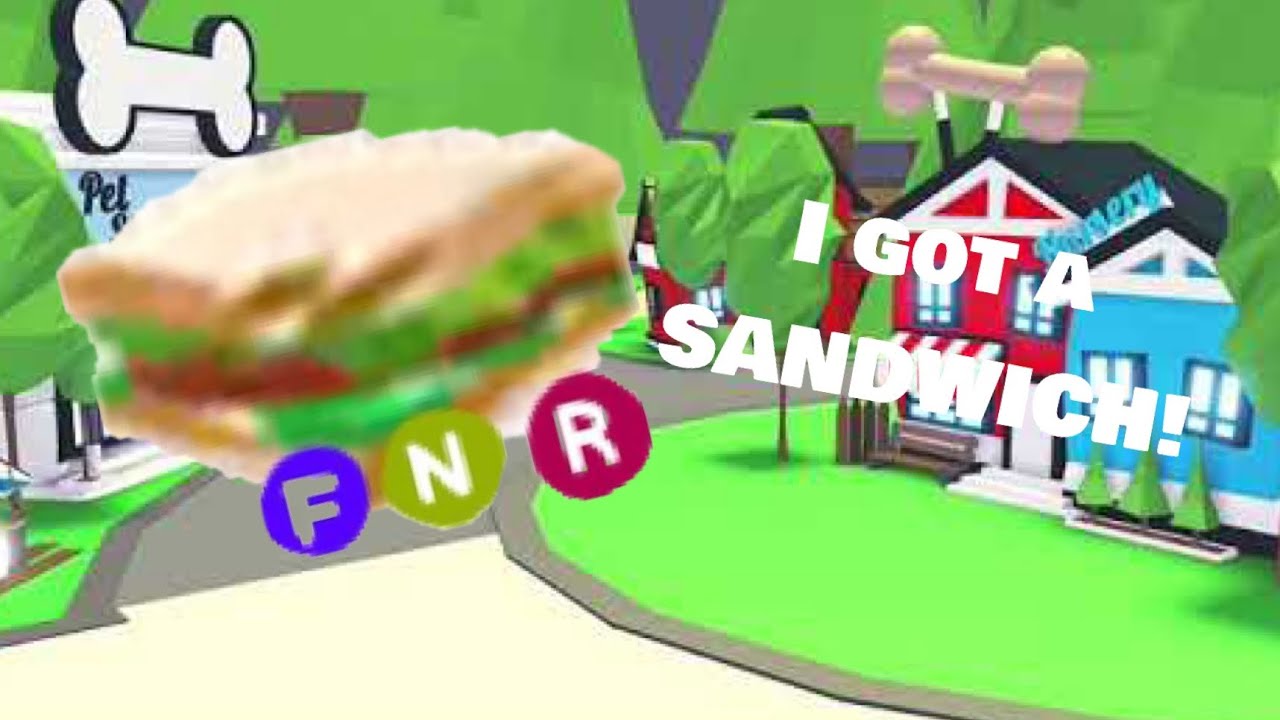 I got a.. sandwich in adopt me! - YouTube