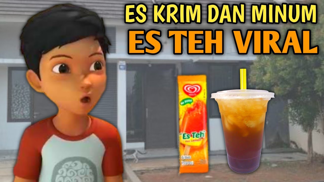 ADIT SOPO JARWO MAKAN ES KRIM RASA ES TEH LEMON DAN MINUM ES TEH VIRAL ...