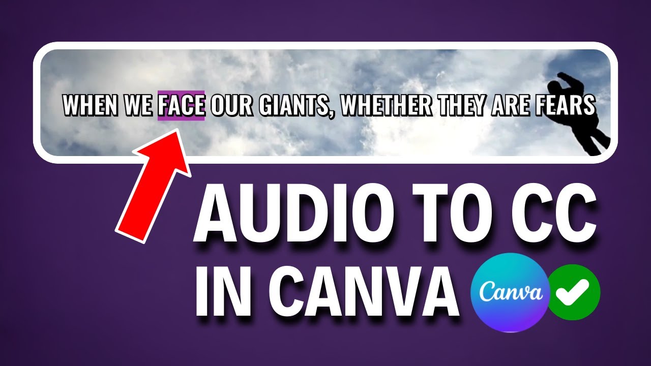 Canva Audio to Text CC || Create Animated Video Subtitle in Canva - YouTube