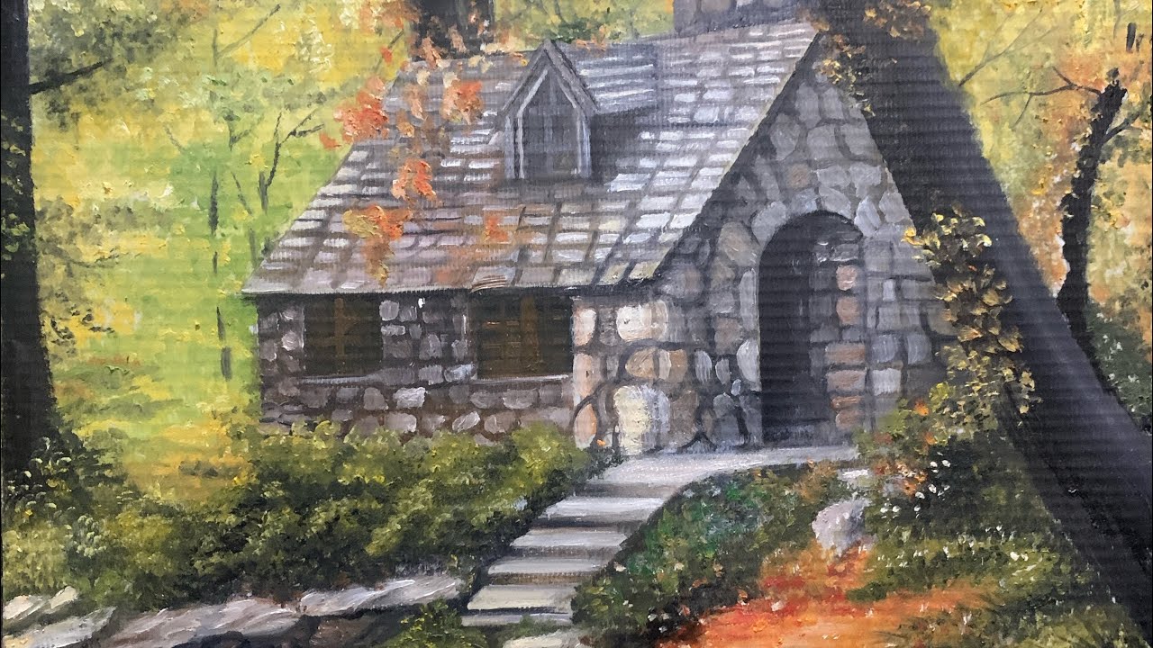 A beautiful senery painting - YouTube