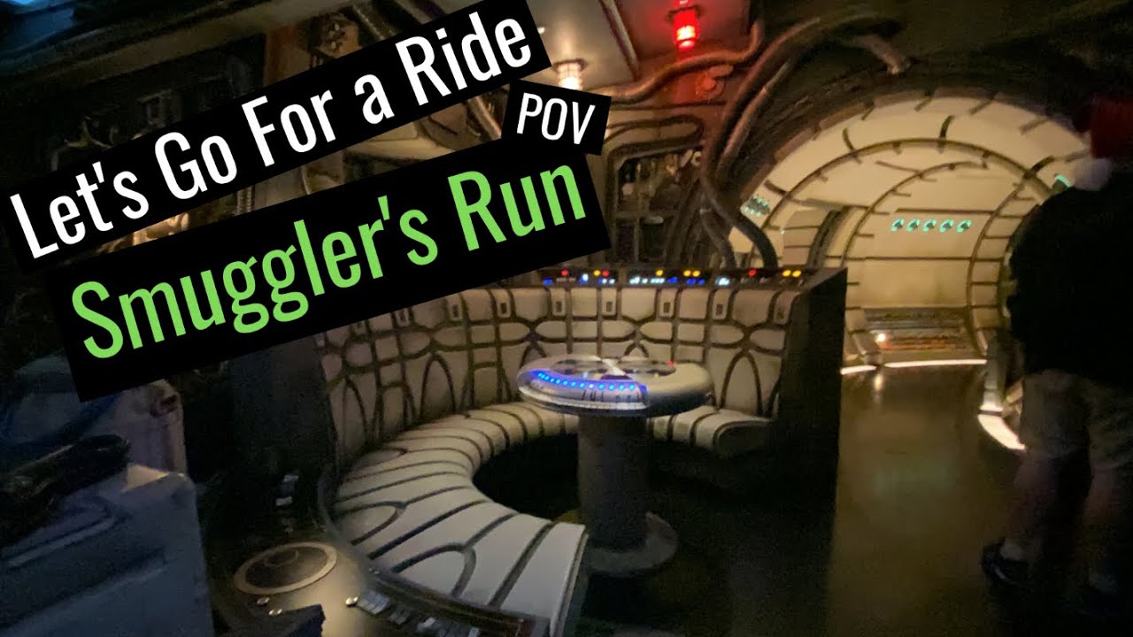 Star Wars Week | Smuggler's Run (POV On-Ride, Queue, and exit) - YouTube