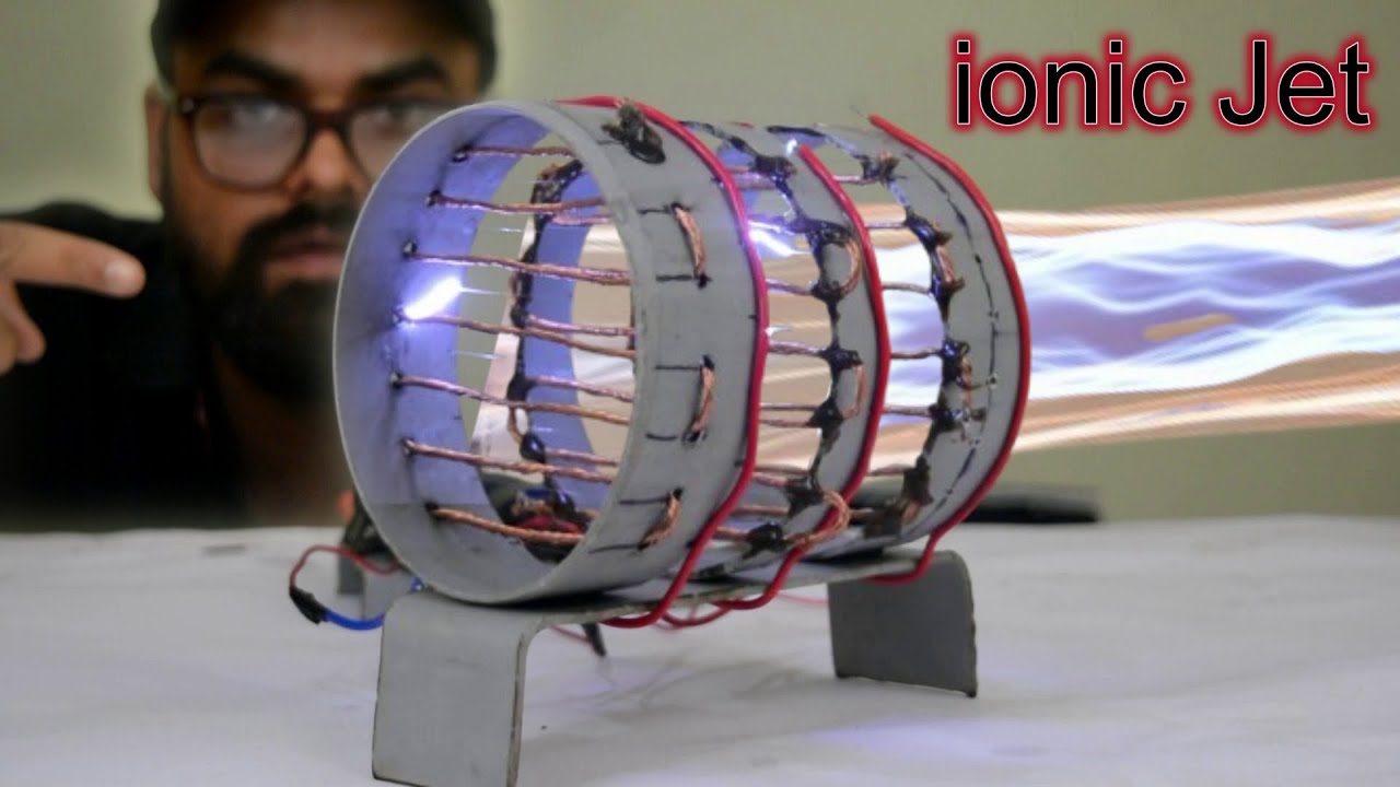 I built an IONIC PLASMA THRUSTER | Designing A Next-Gen Ionic Thruster! (For Flight) - YouTube
