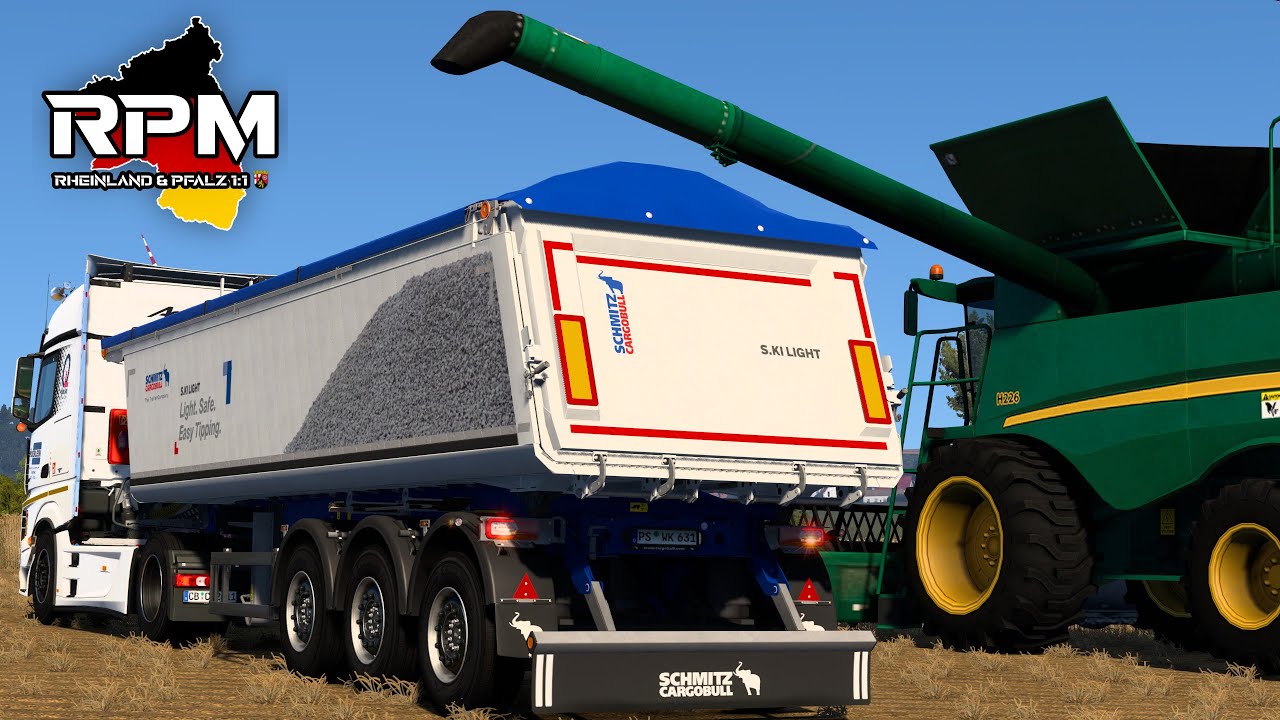 ETS2 RPM - Rheinland & Pfalz 1:1 I Map NEW Schmitz Cargobull Trailer ...