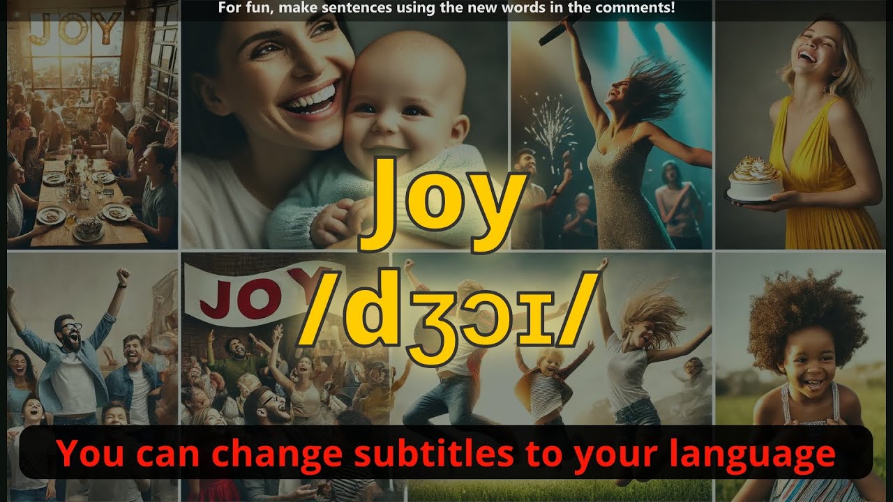 Joy meaning with 5 examples - YouTube