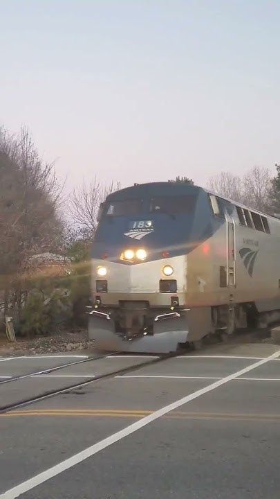 This might be Amtrak's most beautiful K5LA train horn: Amtrak P42 183 #trains #amtrak # ...