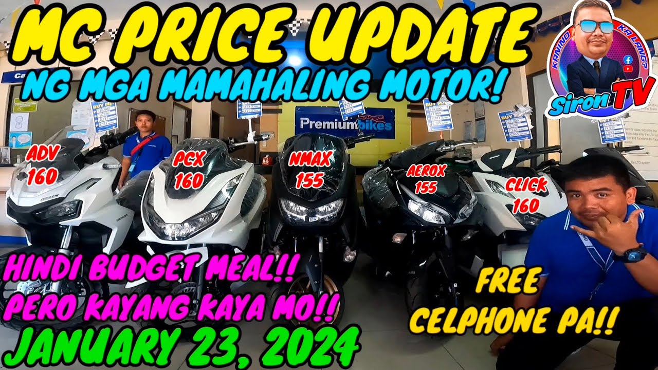 BIG 5 SCOOTER SA PINAS 2024| MGA MAMAHALING MOTOR 2024 | MC PRICE UPDATE 2024 - YouTube