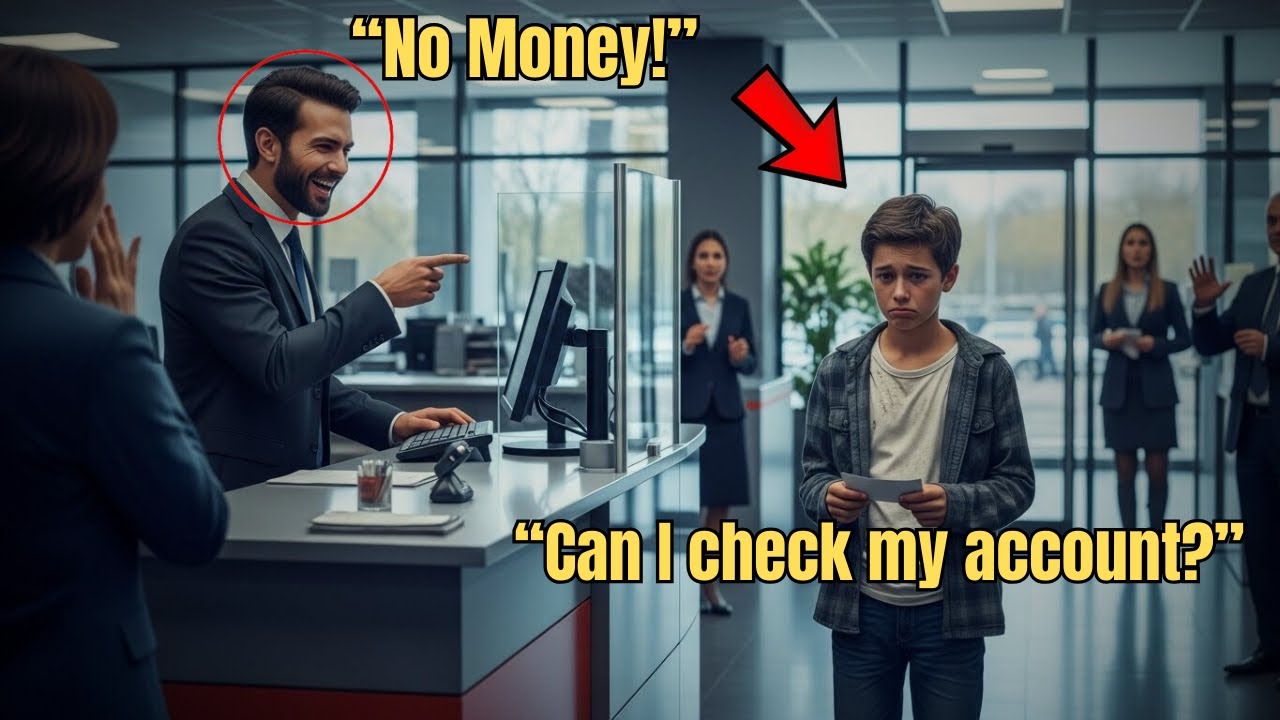 "No Money!"— Bank Manager Laughs at Poor Kid — Then Learns Who He ...