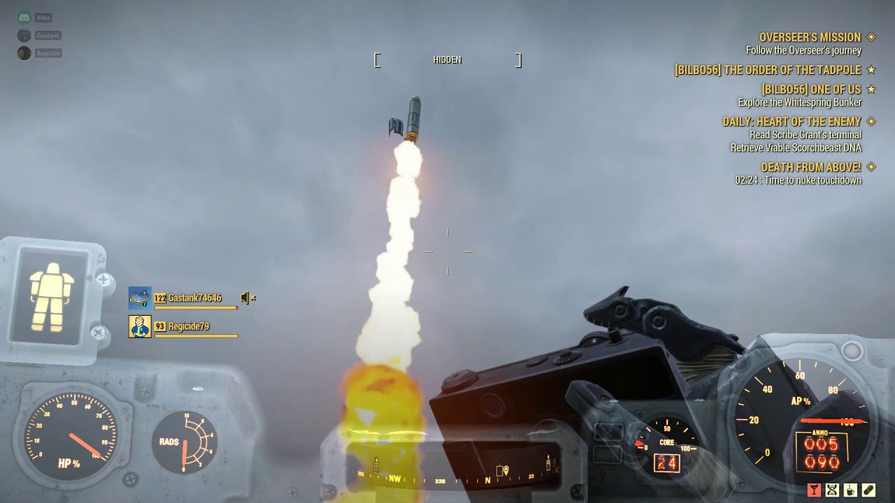 Fallout 76 Silo Charlie Launch - YouTube