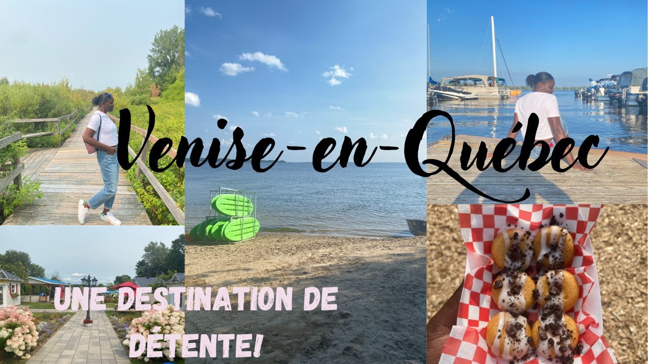 Vlog Venise-en-Québec, Journée détente: Parc nature/ Marché Le Vénisien ...