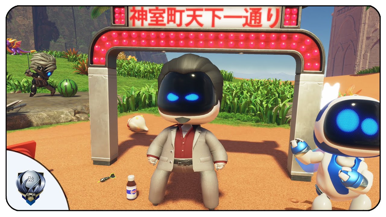 Astro Bot Deep-Pocket Dragon Trophy | Make Kiryu Kazama Drop His Pieces ...