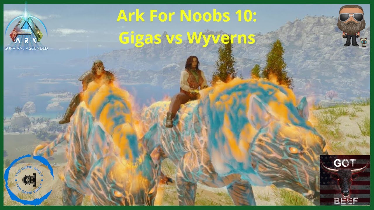 Ark For Noobs [PS5 Pro] Part 10: Gigas vs Wyverns - YouTube