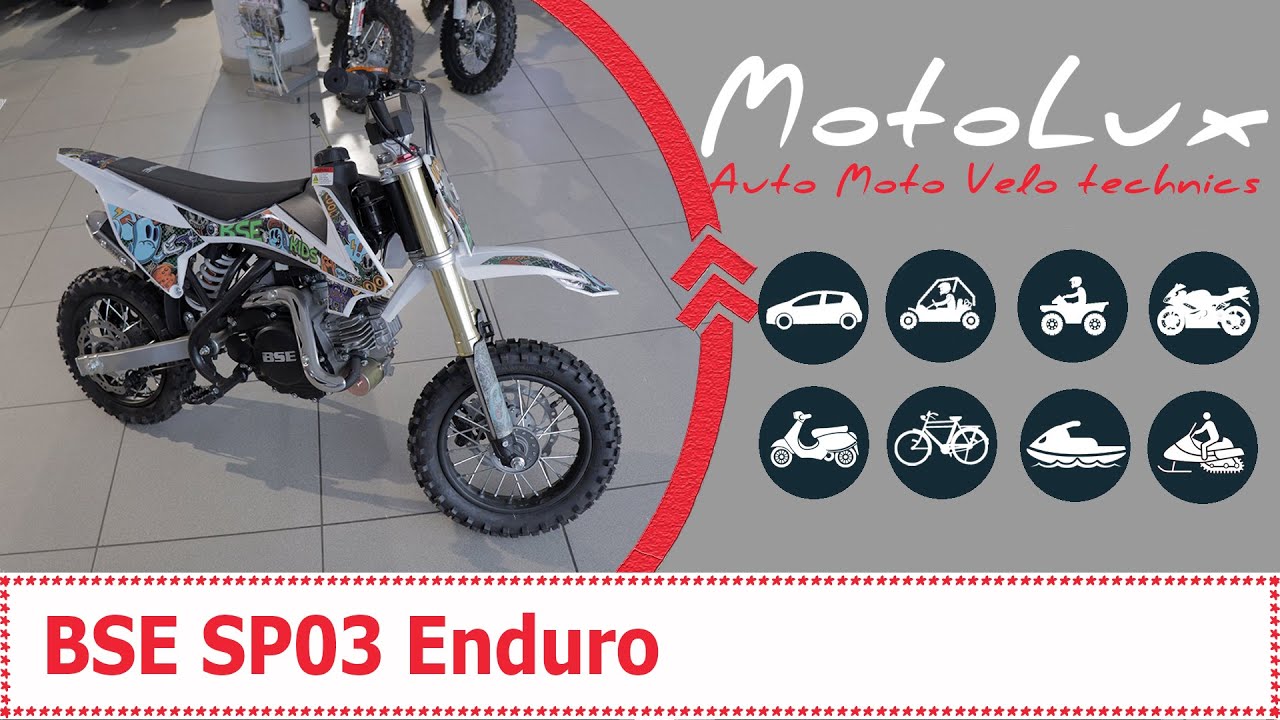 BSE SP03 Enduro мотоцикл відеоогляд || БСЕ СП03 Eндуро мотоцикл ...