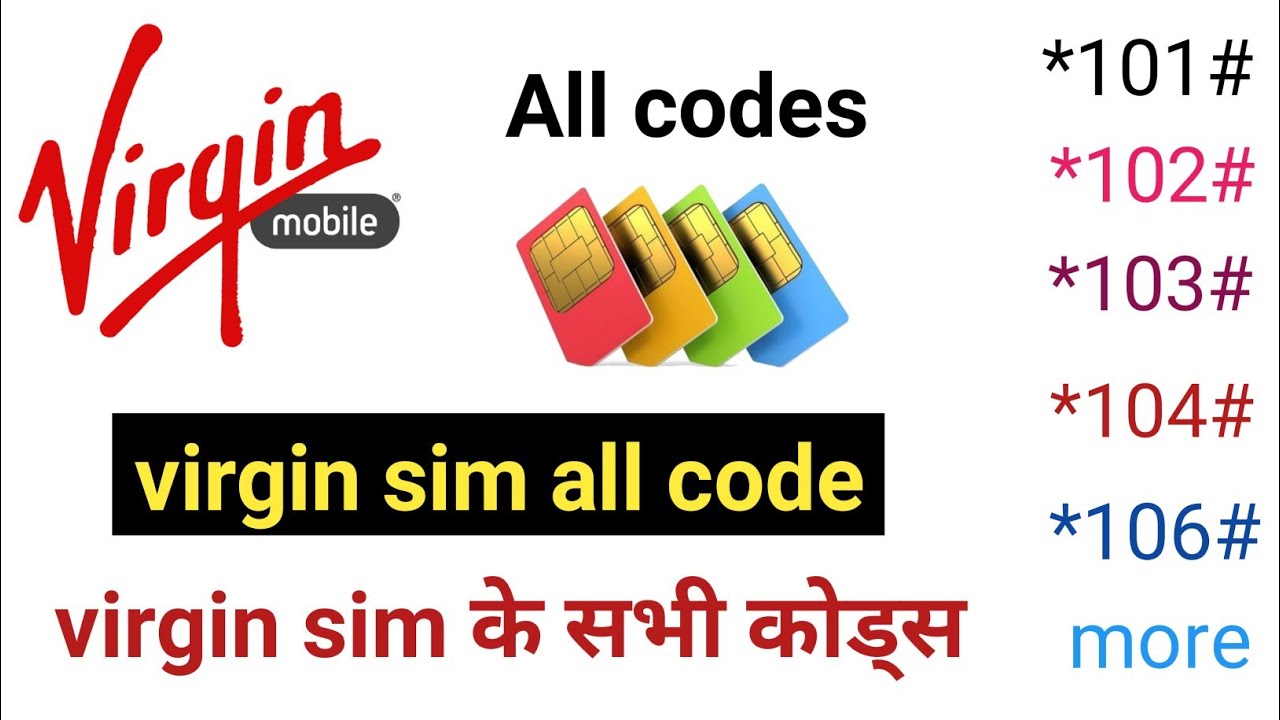 Virgin Sim All Codes || Virgin sim ke sabhi code || virgin sim ke sabhi ...