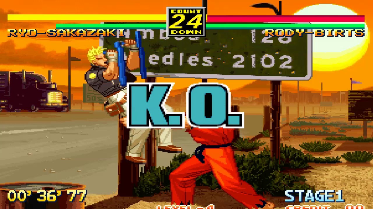 Combo 100% do Ryo e Karman Cole em Art of Fighting 3 (Arcade) - YouTube