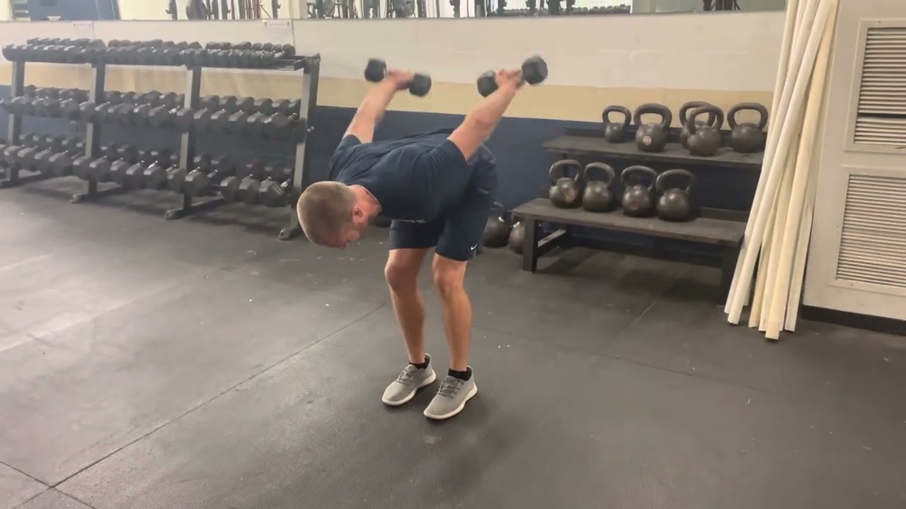Bentover Behind the Back Rear Delt Raise - YouTube