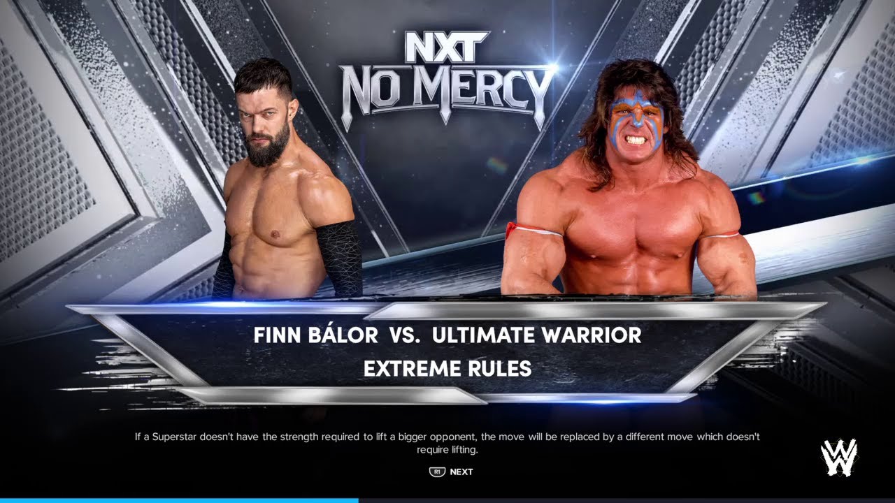WWE 1 on 1 Finn Balor vs Ultimate Warrior - YouTube