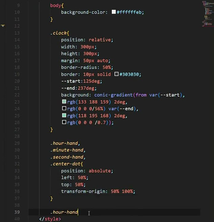Create Your Own Customised Analog Clock With Html Css And Javascript