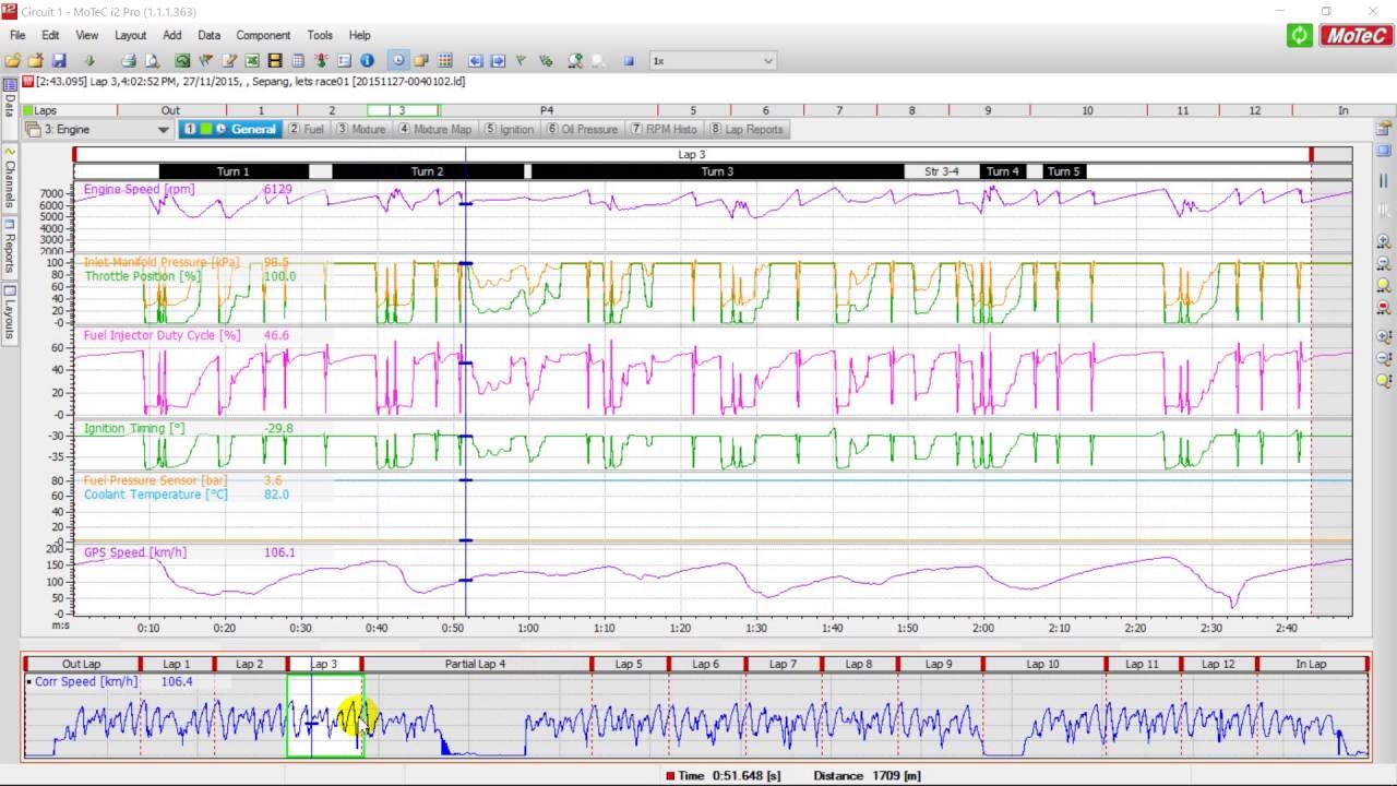 Motec datalog - YouTube