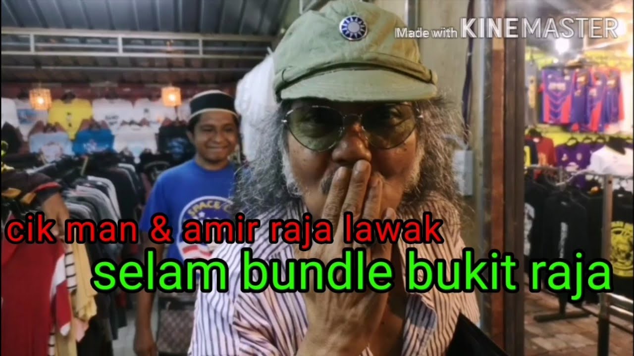 cik man gagak hitam & amir raja lawak selam bundle bukit raja - YouTube