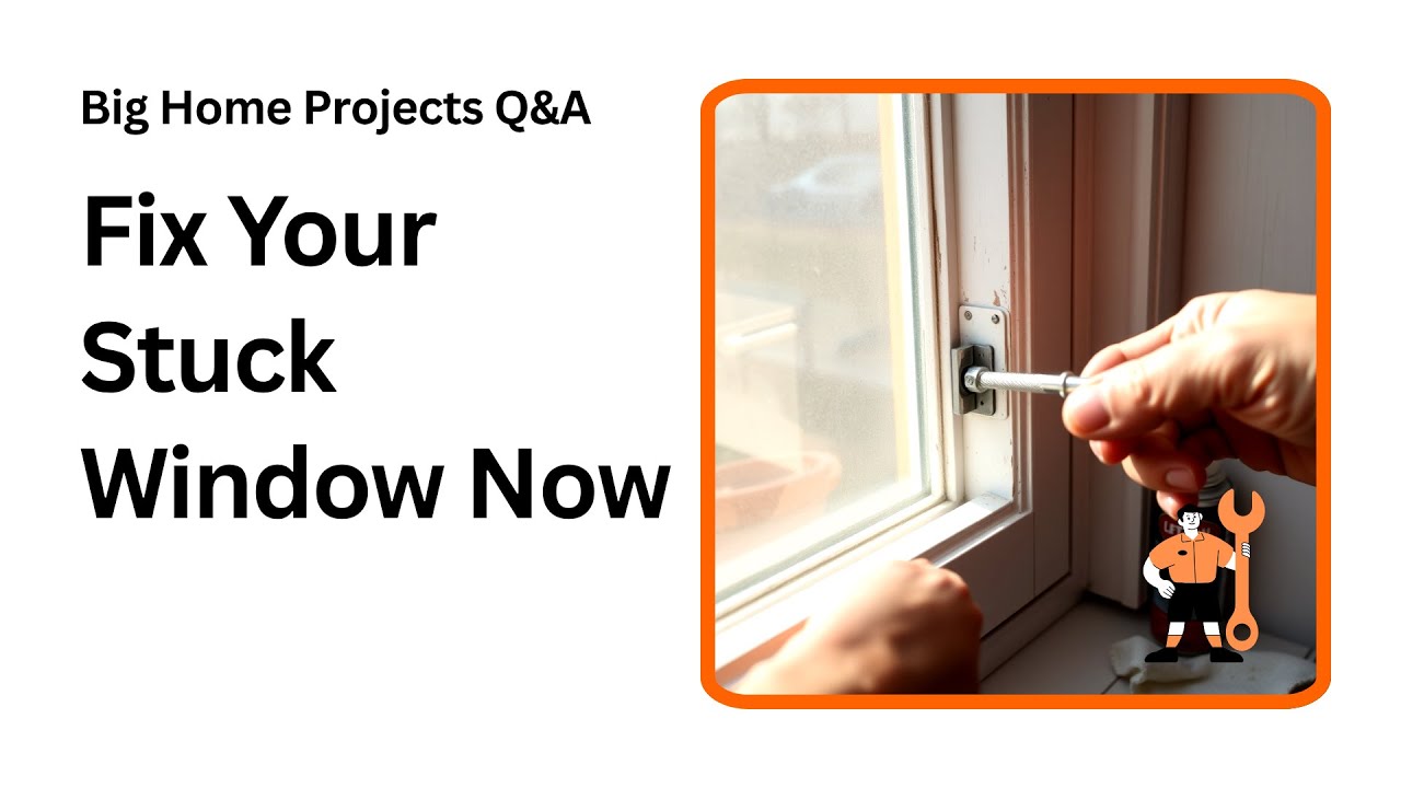 How to Fix a Stuck Window Sash Fast and Easy - YouTube
