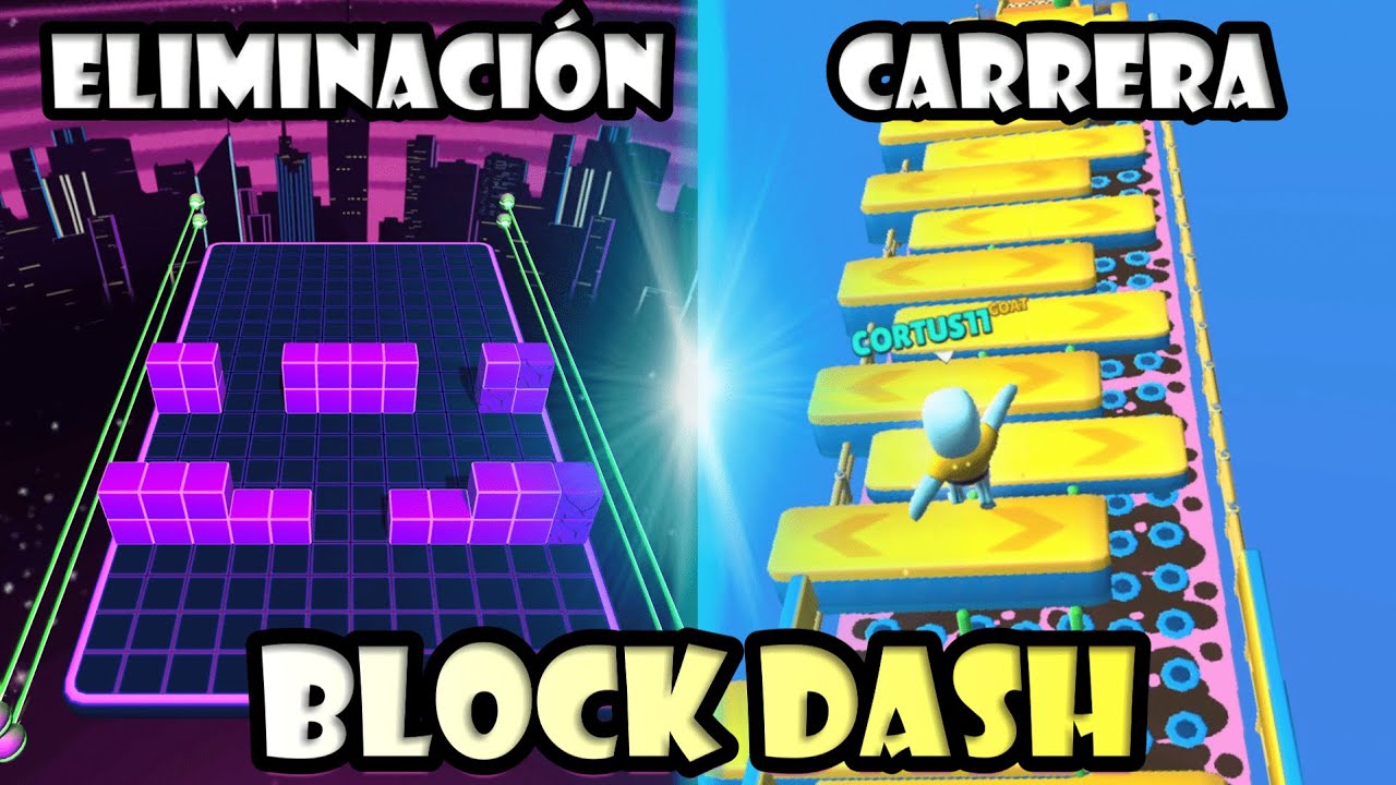 BLOCK DASH EN MODO CREATIVO! LOS MAPAS MAS EXTRAÑOS - YouTube