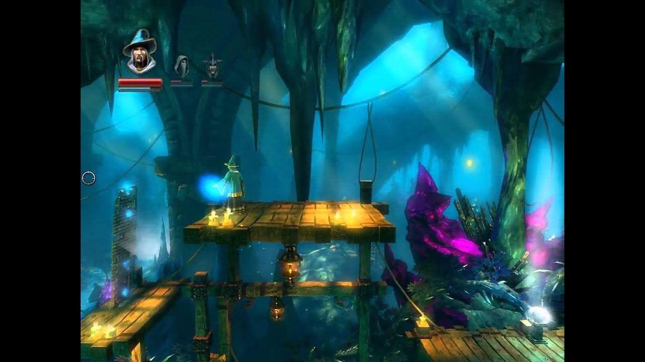 Trine - cool platforming trick for skilled players - YouTube