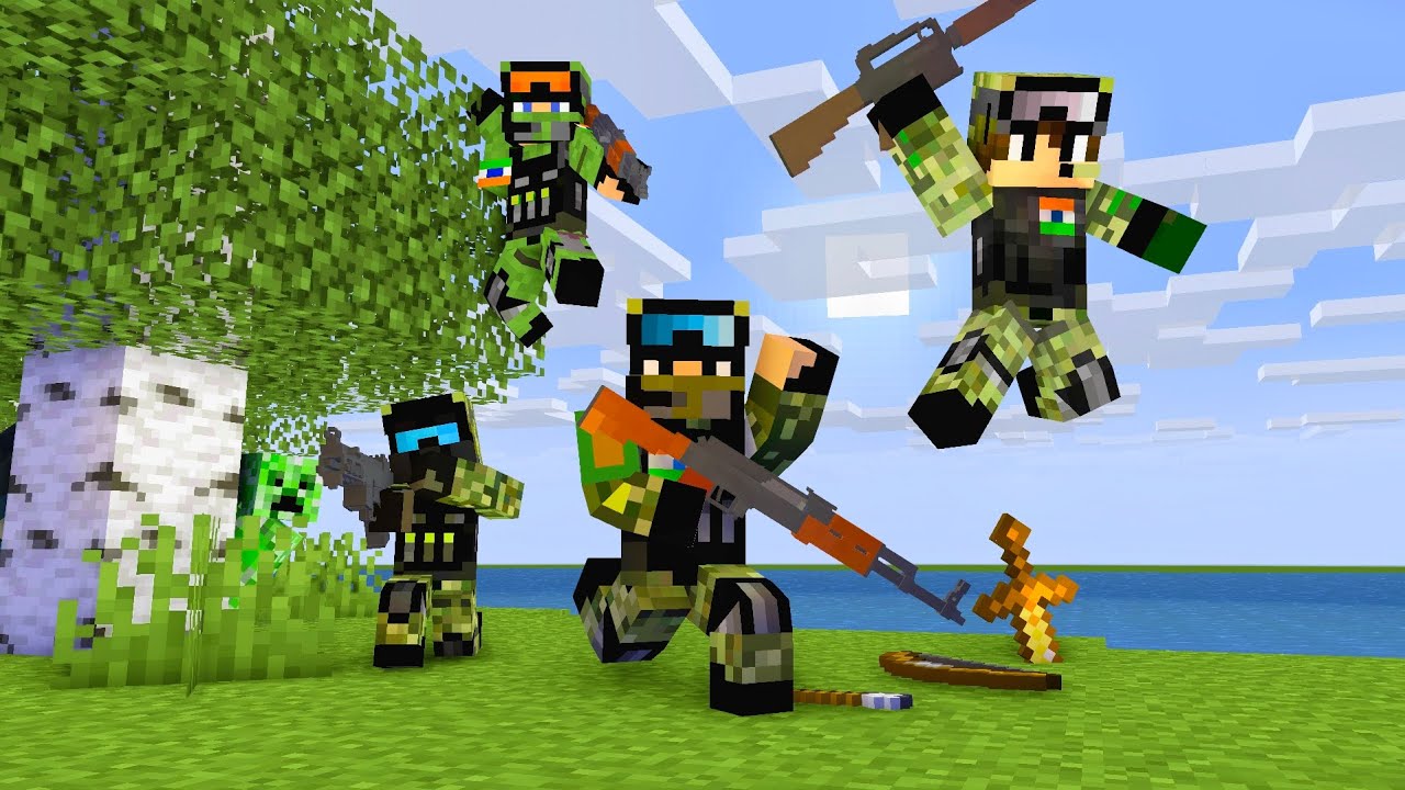 ARMY LIFE In Minecraft #1 🇮🇳 - YouTube