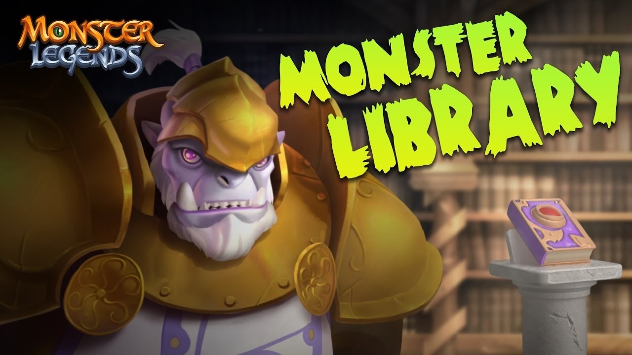 Monster Legends: (The Monster Library and the Keeper has Arrived) - YouTube