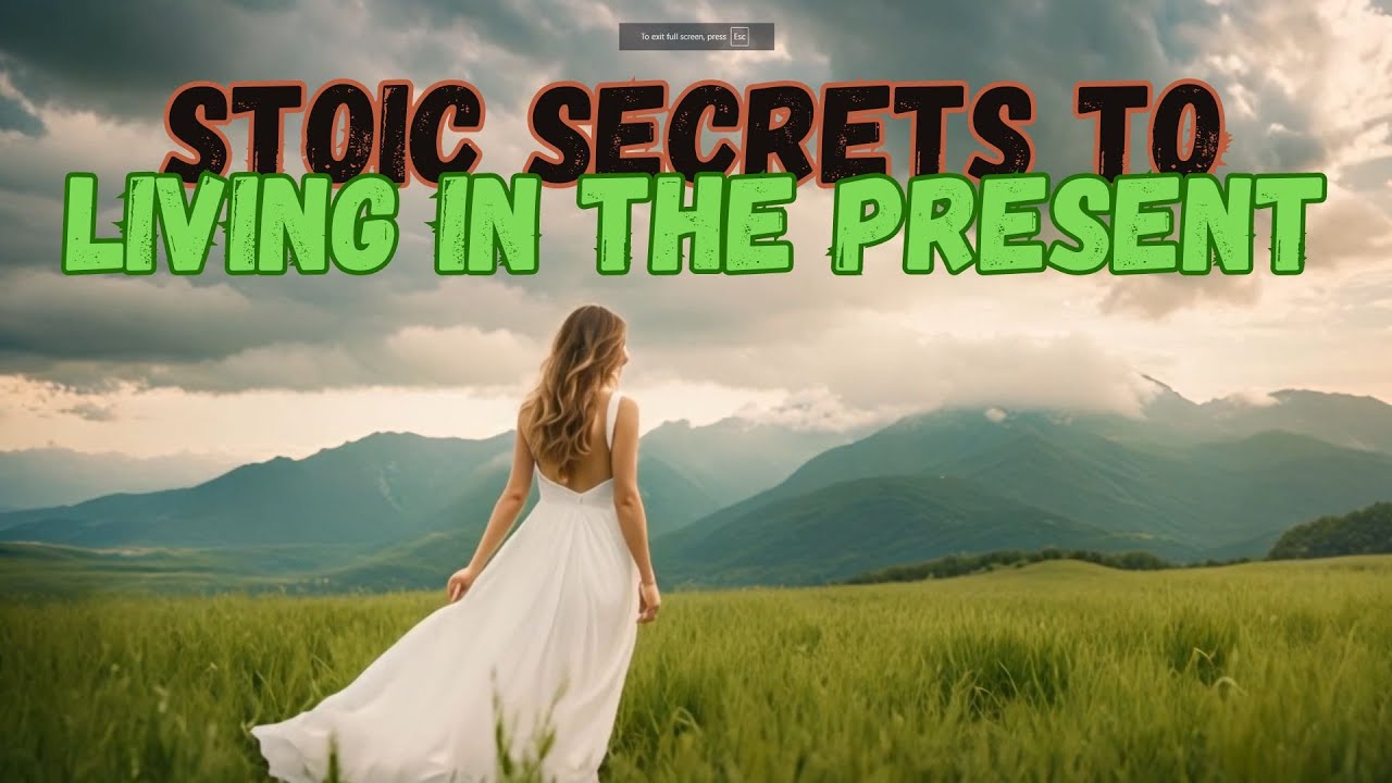 Simple Tips to Live in the Present with Stoicism | Uplifting ...