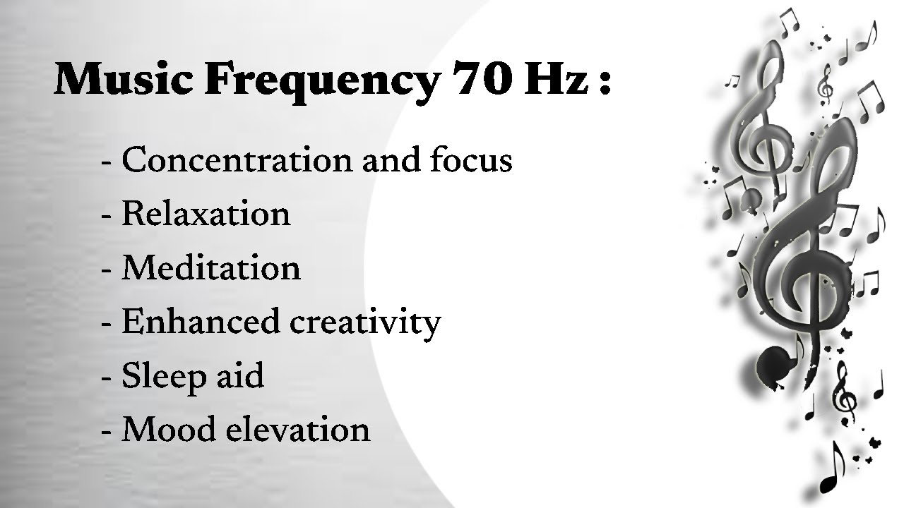 Relaxation Music Frequency 70 Hz | Meditation Music | Mood elevation ...