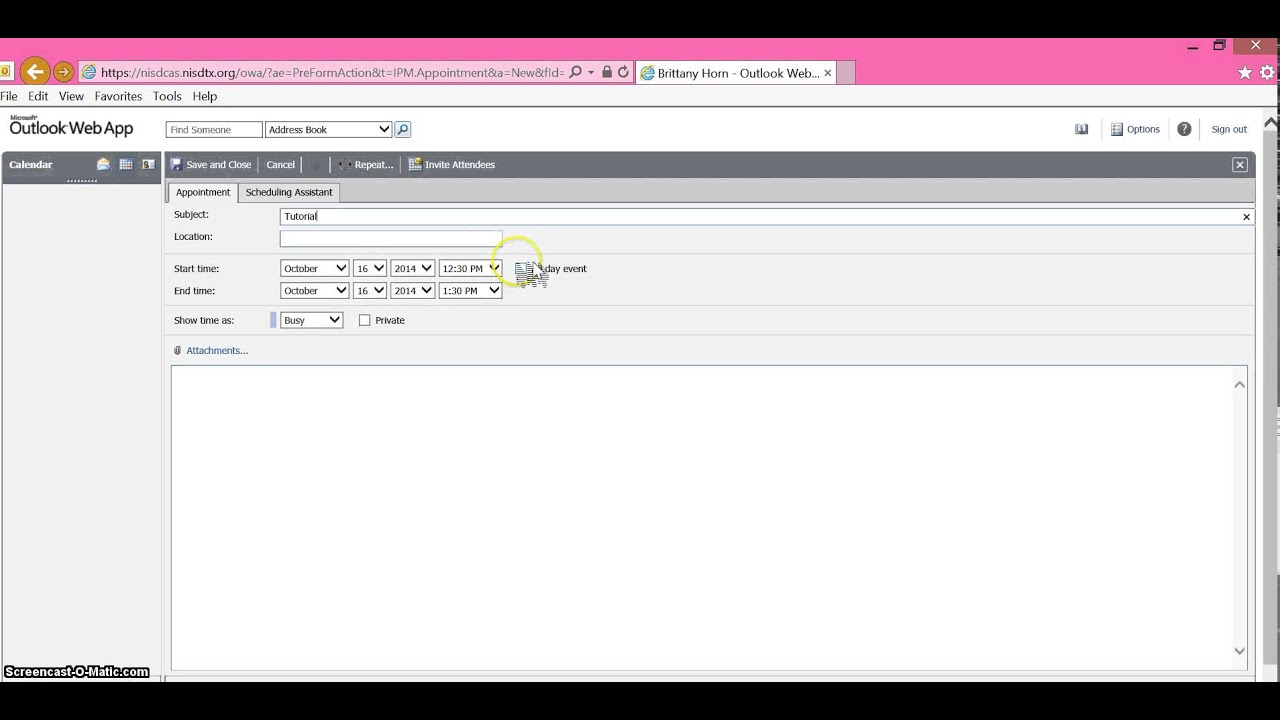 How To Navigate And Use Outlook Web Access YouTube How To Navigate And Use Outlook Web Access YouTube