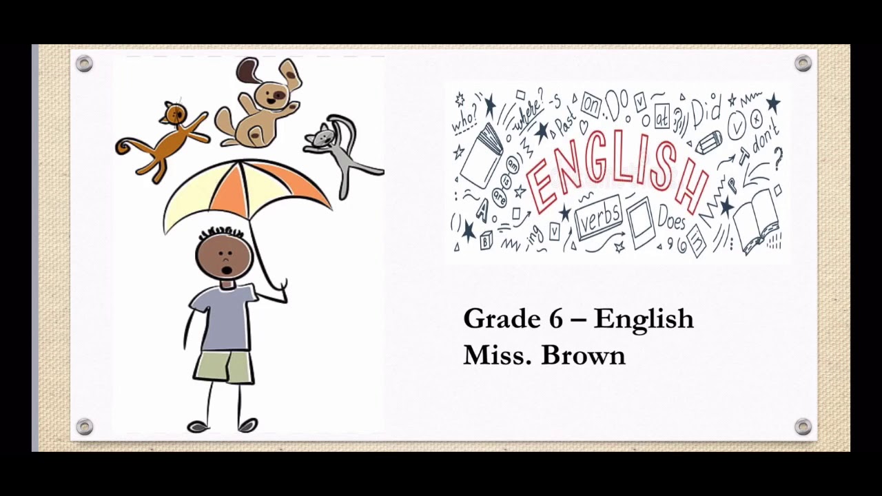 Language (idioms and proverbs) - Grade 6 - YouTube