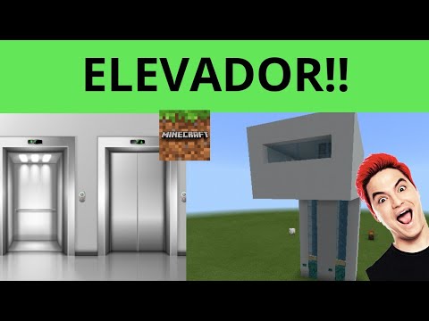 TUTORIAL - COMO FAZER UM ELEVADOR NO MINECRAFT (FUNCIONA). *ELEVADOR DO CANAL DO FELIPE NETO ...