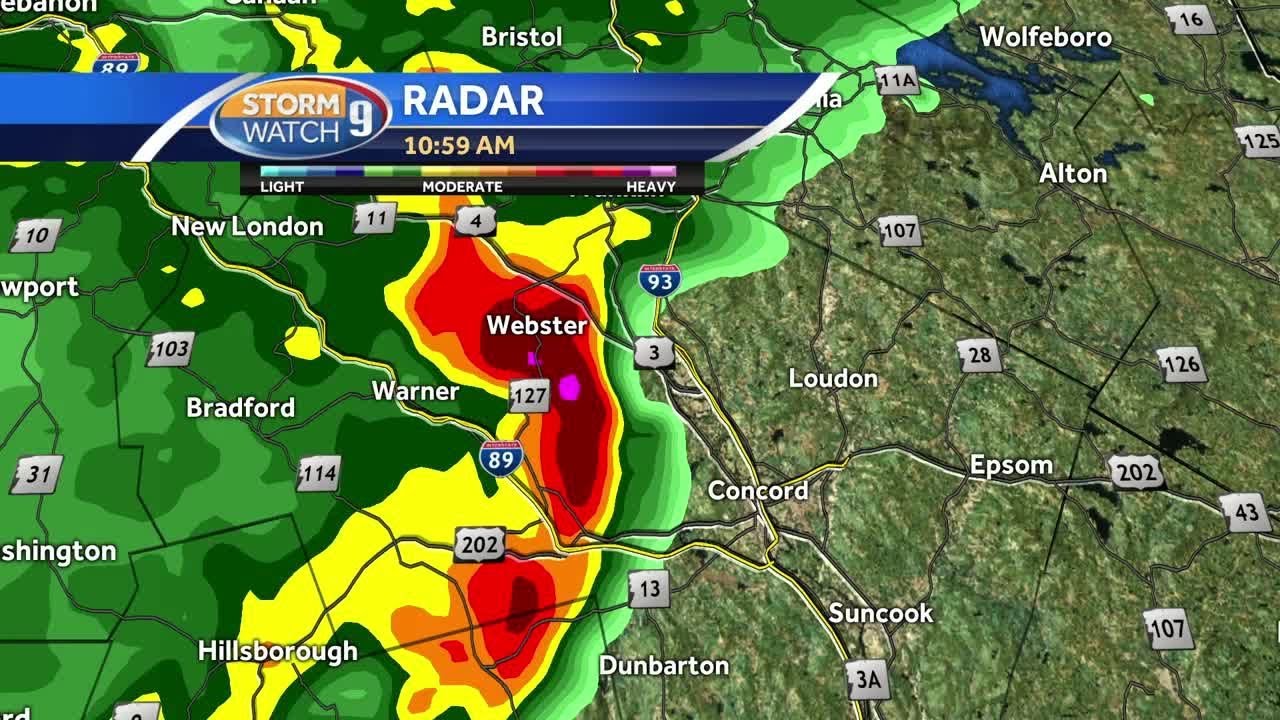 Watch: Line of strong thunderstorms moving through - YouTube