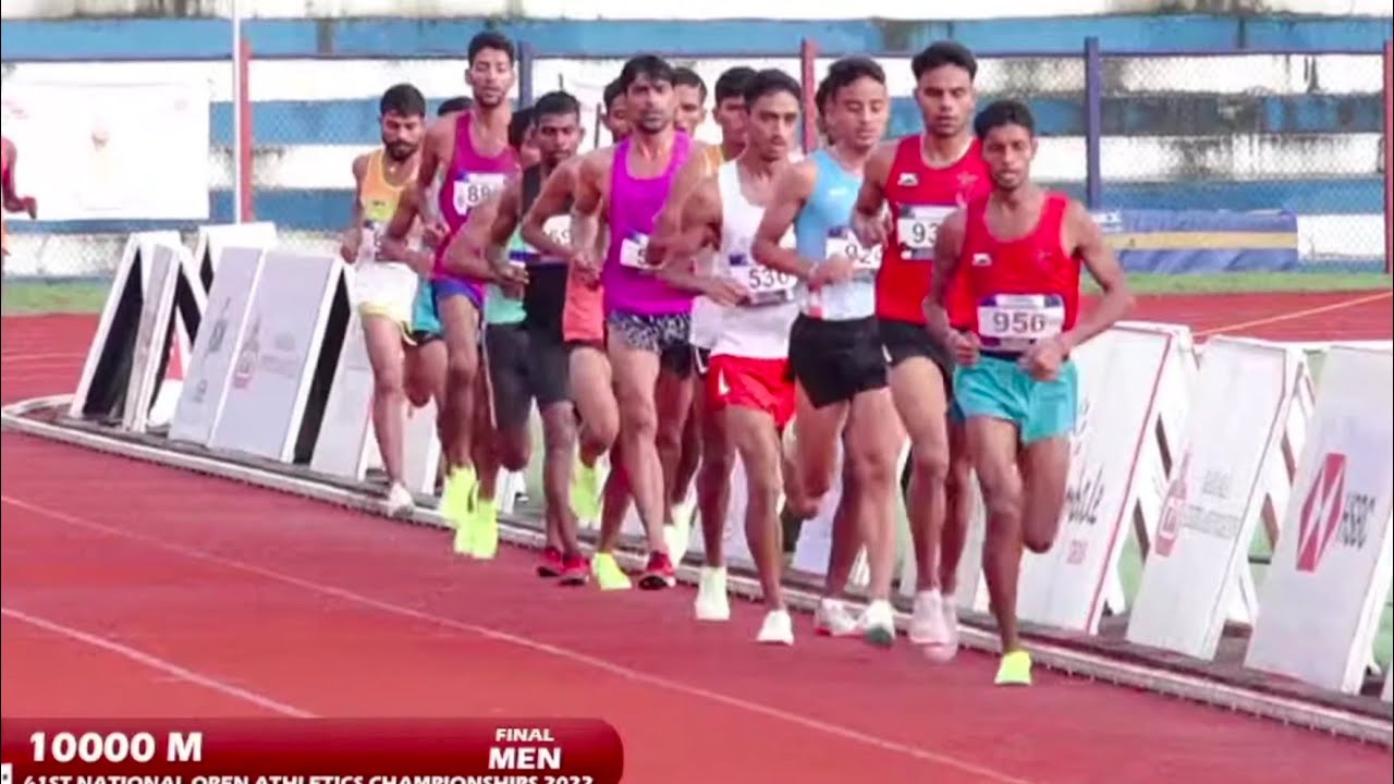 Men 10000 Meter Final In 61th National Athletics Championships 2022 ...
