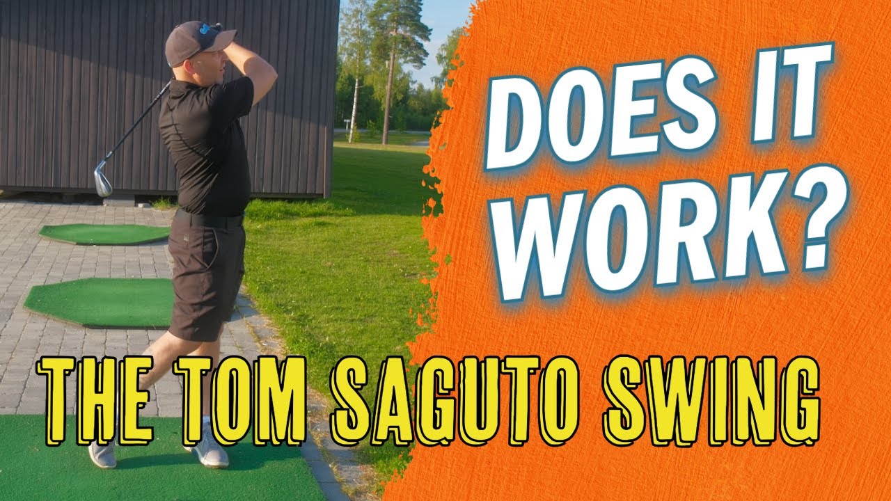 Trying the SAGUTO GOLF swing! - YouTube