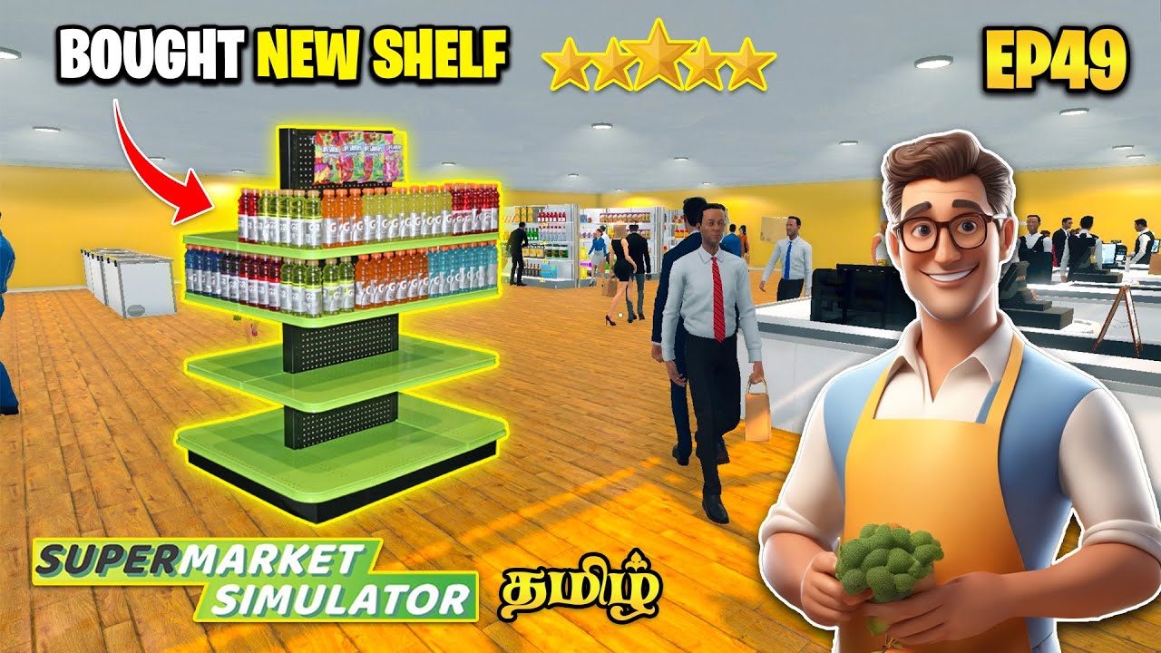 Bought New Racks & Shelf for New Products in Supermarket Simulator ...