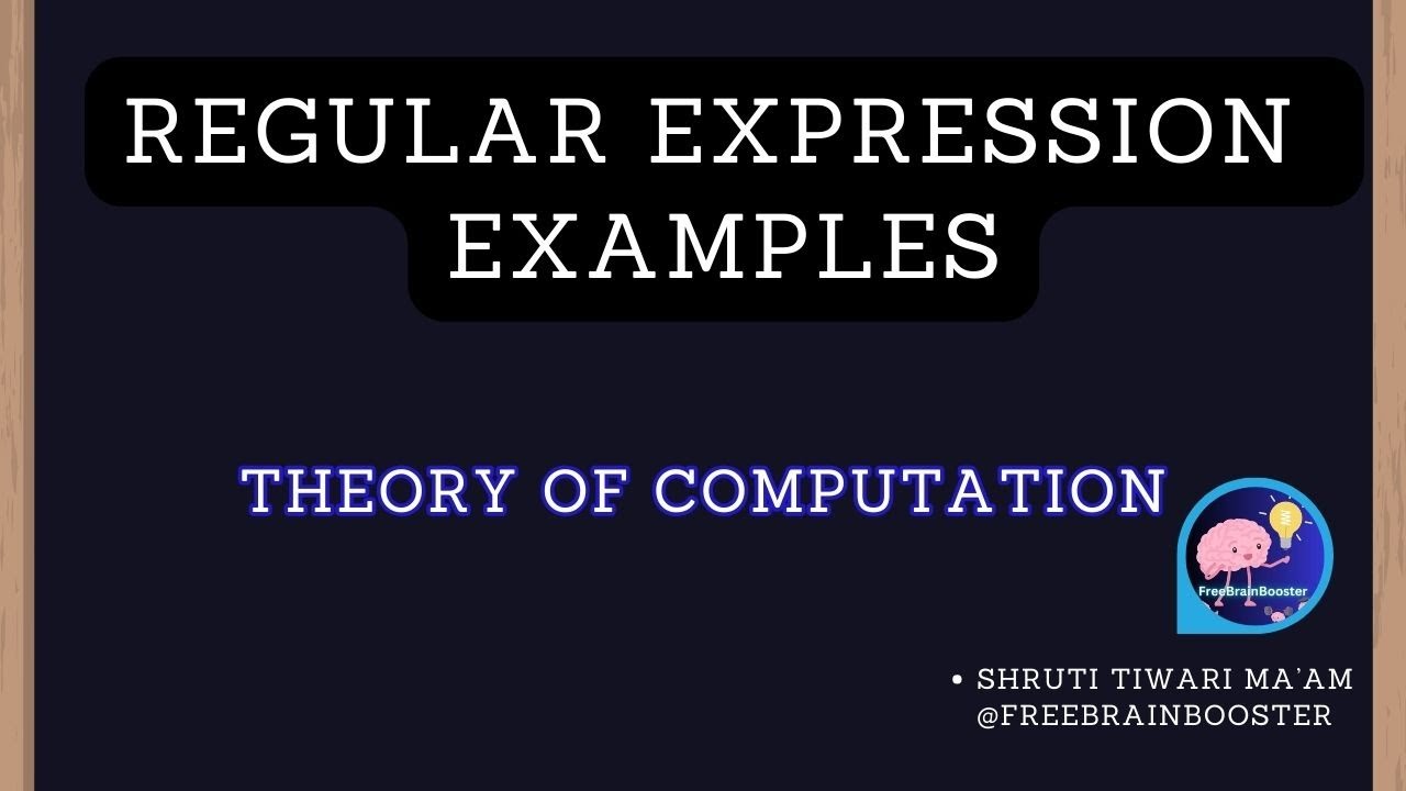 Theory Of Computation Lecture - 7 Regular Expression Examples - YouTube